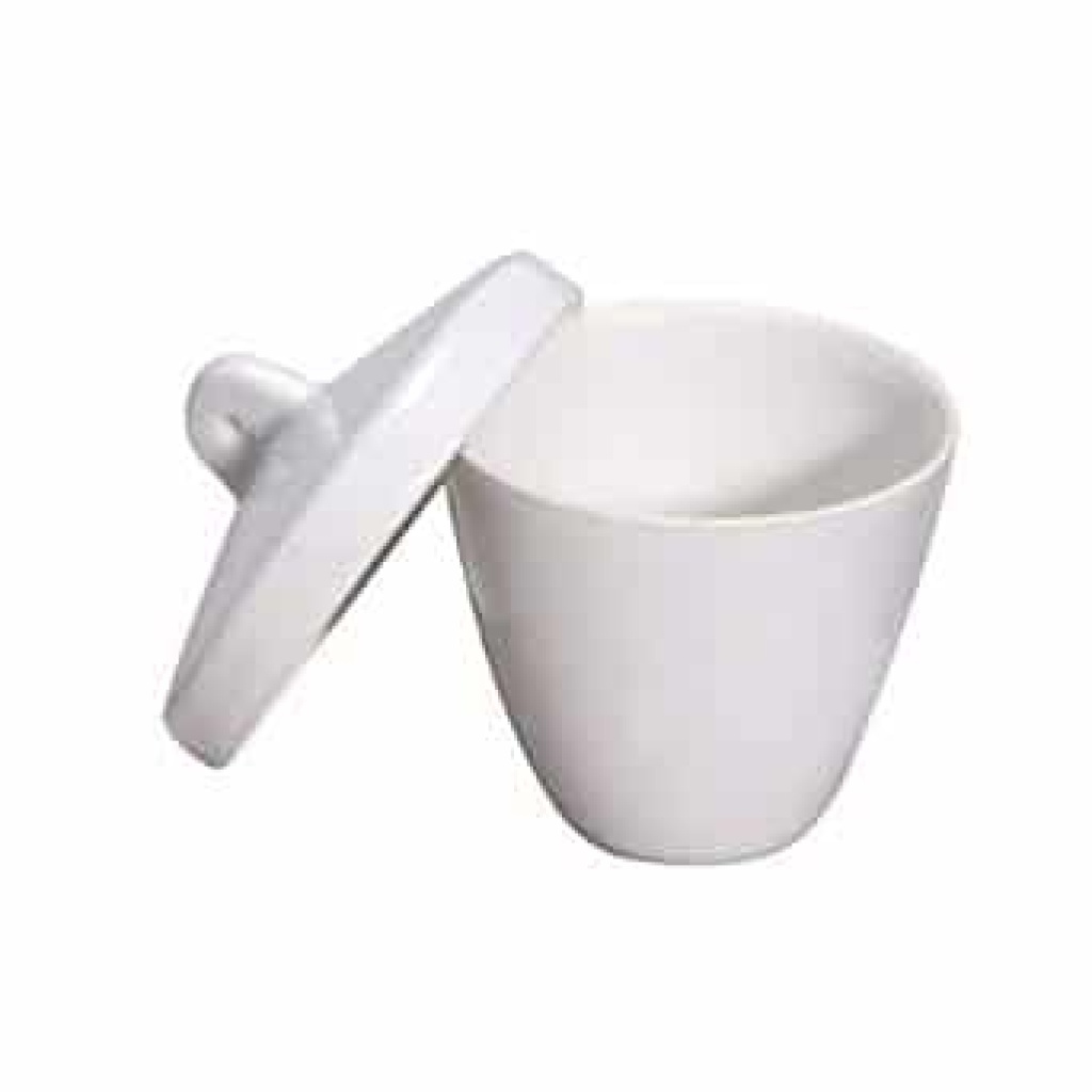 Porcelain Crucibles with Lid* - World Of Science