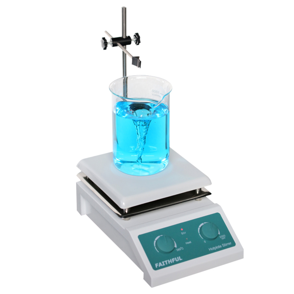 Magnetic stirrer with Hot plate, Ceramic 190mm - World Of Science