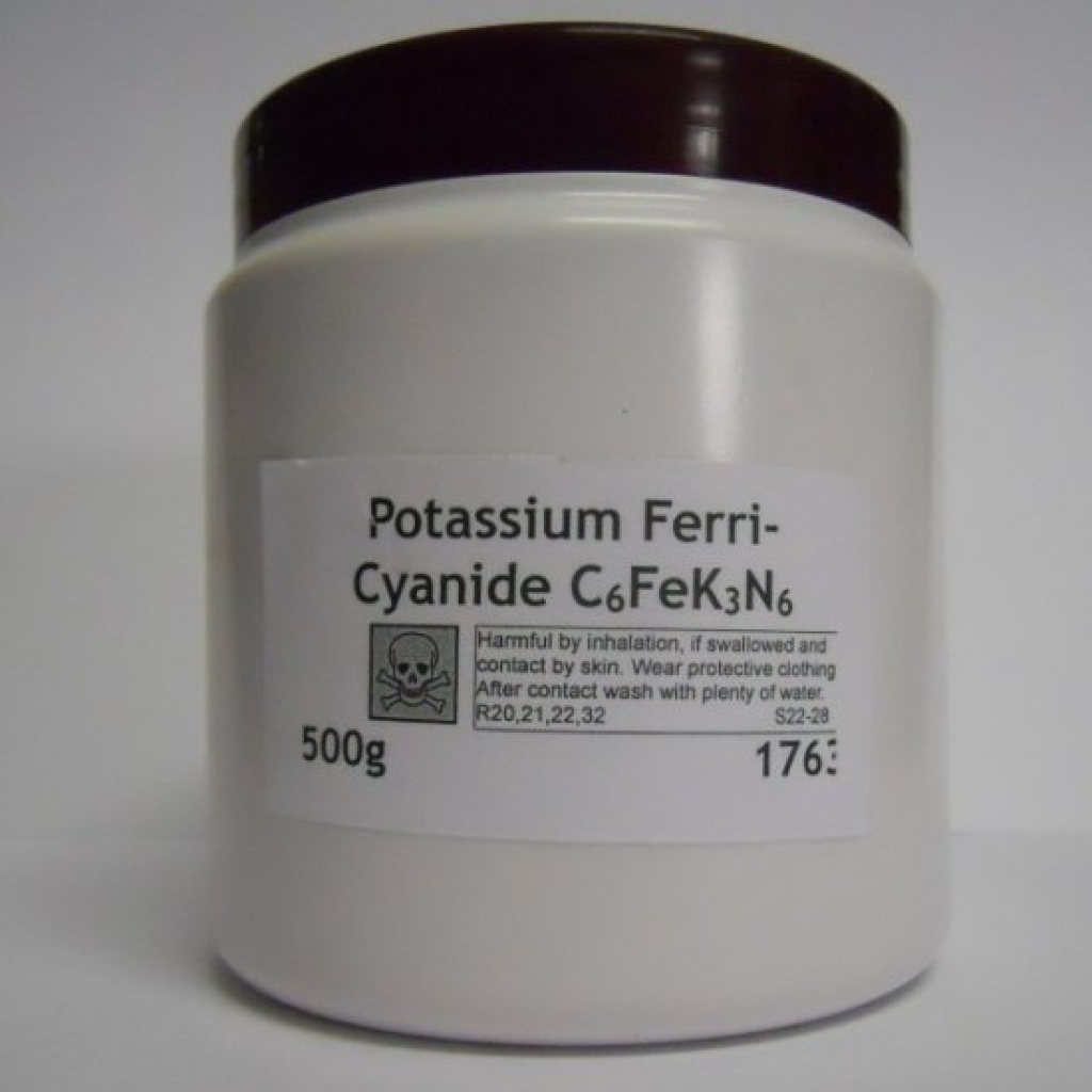Potassium ferricyanide ACS 99% 500g - World Of Science